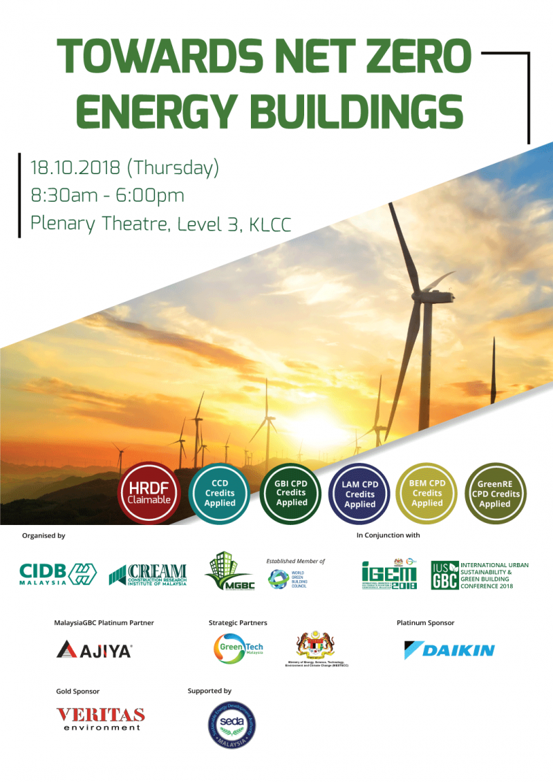 TOWARDS NET ZERO ENERGY BUILDINGS – Malaysia Green Building Council ... TOWARDS NET ZERO ENERGY BUILDINGS – Malaysia Green Building Council ...