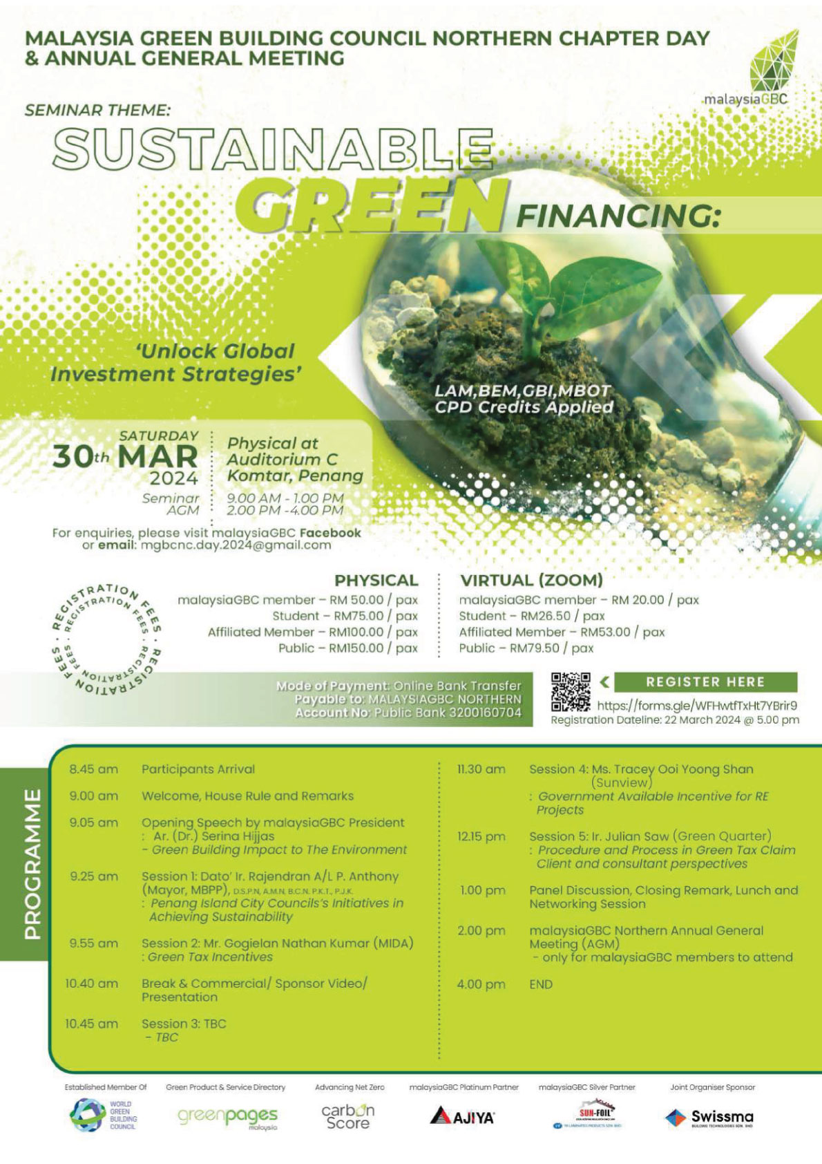 malaysiaGBC NORTHERN – SUSTAINABLE GREEN FINANCING: UNLOCK GLOBAL ...