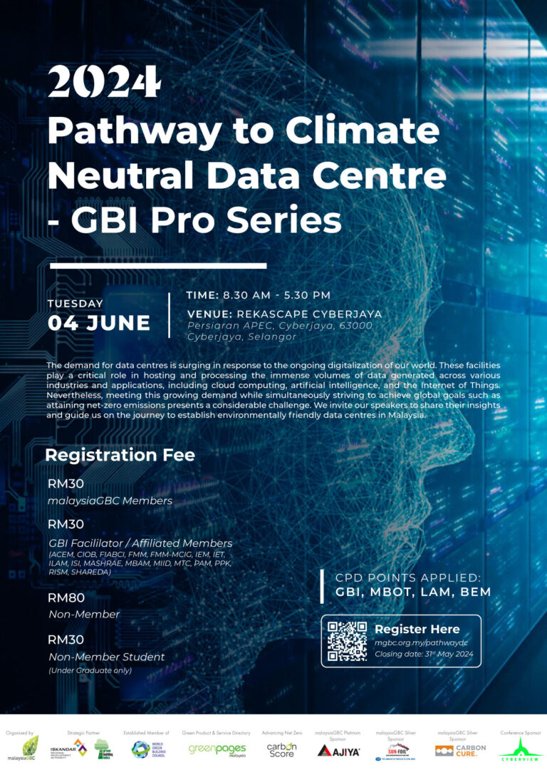 malaysiaGBC – PATHWAY TO CLIMATE NEUTRAL DATA CENTRE – GBI PRO SERIES ...