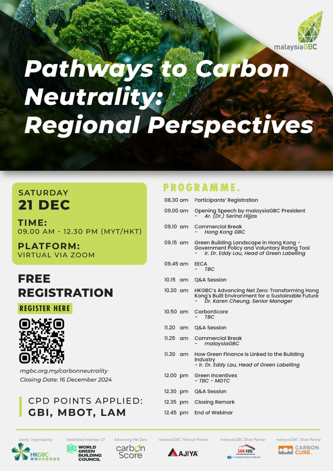 malaysiaGBC – PATHWAYS TO CARBON NEUTRALITY: REGIONAL PERSPECTIVES ...